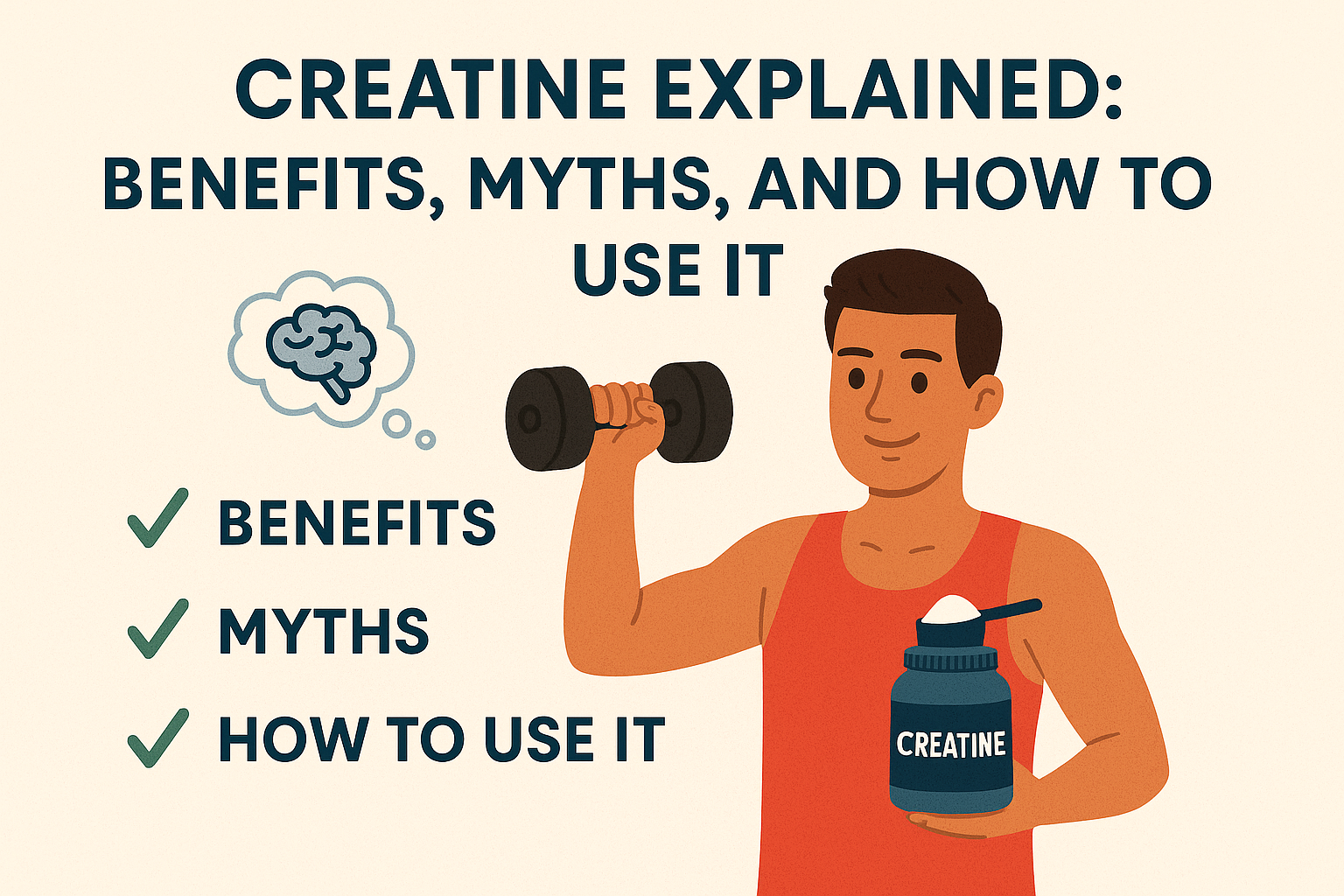 Creatine Explained: Benefits, Myths, and How to Use It